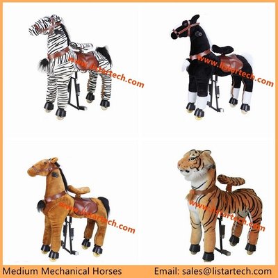 Pony Cycle Toy Horse with Human Power, Ride on Horse, Ride on Plush Pony Toy for Sale supplier