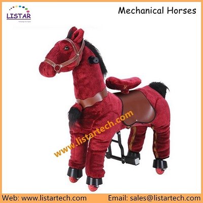Action Pony Rocking Horse with Wheels Giddy up Ride on Horse for Kids supplier