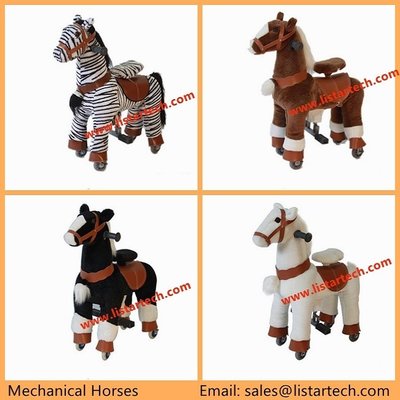 Cute Little Mechanical Ride on Horse Ride on Pony, Riding Toys Walking Toy on Horse supplier