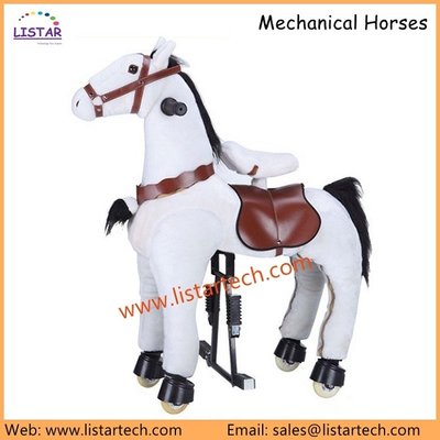 High Quality Ride On Horse, Mechanical Ride On Horse Custom Plush Toys in Amusement Park supplier