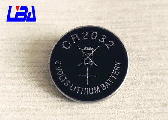 Batería estándar de la célula del litio 3.0g, batería de 240mAh Cr2032 3v para la cámara
