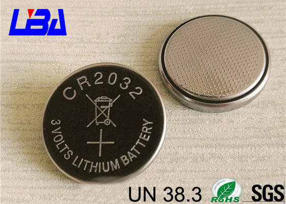 Botón de la pila 240mAh de la batería de litio de las muestras libres 3 V CR2032 para el reloj