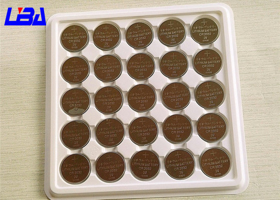 Larga vida original de la batería de litio del botón de la pila CR2032 240mAh para el reloj