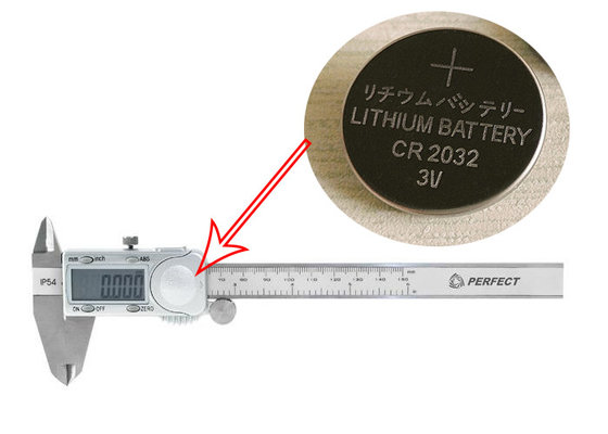 Batería de litio del poder verde Cr2025, original batería Cr2032 de la célula de la moneda de 3 voltios