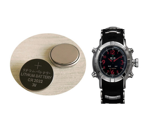 Larga vida original de la batería de litio del botón de la pila CR2032 240mAh para el reloj