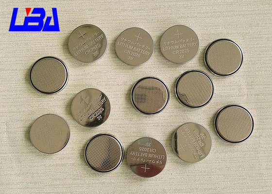 Batería del manganeso CR2025 3V del litio para el dispositivo de Digitaces del reloj de la calculadora