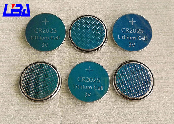 Batería recargable del botón de la pila, batería de litio de 160mAh Maxell Cr2025