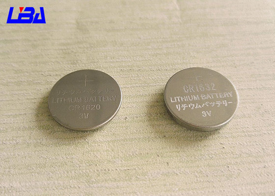 Larga vida de la batería del botón de LiMnO2 CR1620 para el dispositivo de Digitaces del reloj de la calculadora
