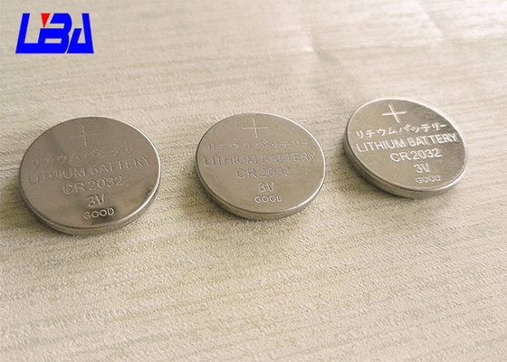 Haga calendarios capacidad primera de las baterías 240mAh del botón del litio de la célula de la moneda la alta