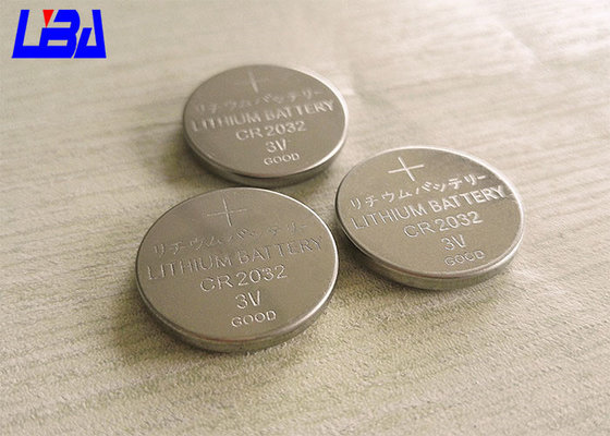Haga calendarios capacidad primera de las baterías 240mAh del botón del litio de la célula de la moneda la alta