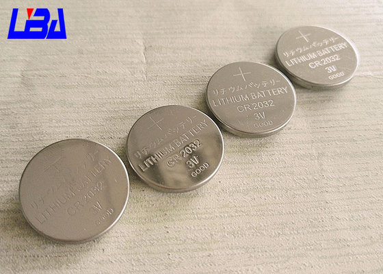 Células estándar de la moneda de las baterías del botón del litio de CR2016 LiMnO2 para el reloj