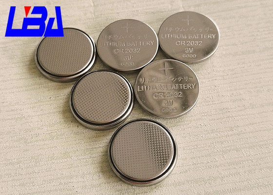 Baterías CR2032 primario 3V 240mAh del botón del litio de la célula de la moneda LiMnO2