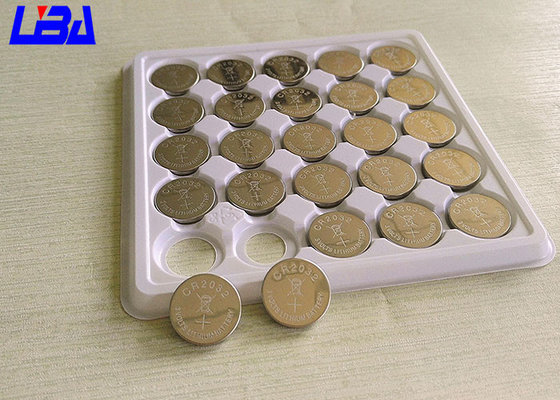 Batería de litio del botón de la pila 3v, batería recargable de la célula de la moneda del poder verde 3 voltios