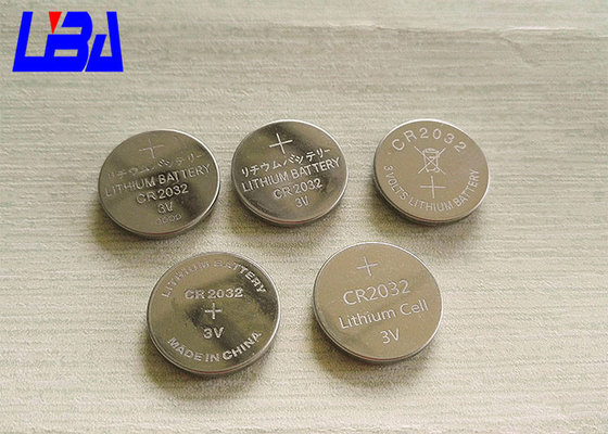 Abotone al peso ligero no recargable de la célula de batería de ión de litio de CR2032 Mno2