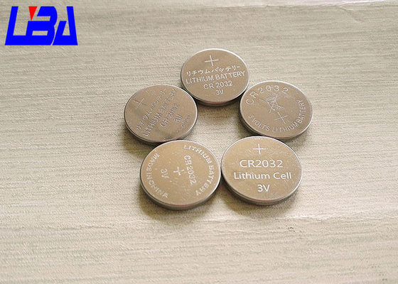 Abotone al peso ligero no recargable de la célula de batería de ión de litio de CR2032 Mno2