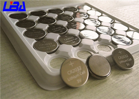 Batería recargable de la célula de la moneda 3 voltios, baterías de litio durables CR2032 240mAh