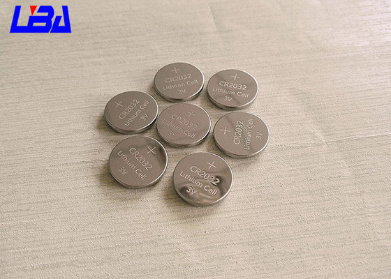 Célula primera 240mAh 3V 3.0g de la moneda de la batería de ión de litio Mno2 del CR 2032