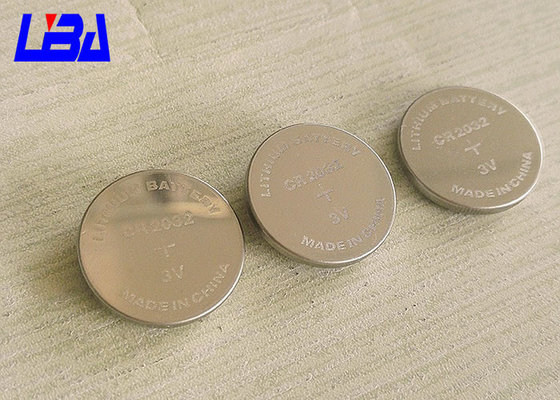 Duración verde 1280h 3.0g de la batería de litio del botón de encendido CR2032