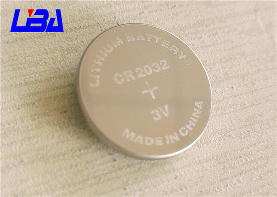 Batería del dióxido del manganeso del litio de la duración 1280h, batería de ión de litio Cr2032