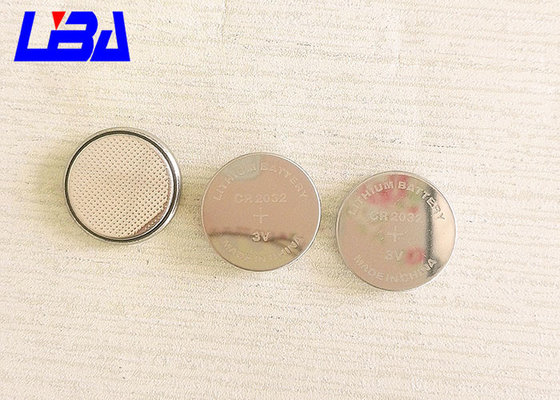 Duración ligera 240mAh de la batería de litio de la célula CR2032 de la moneda LiMnO2