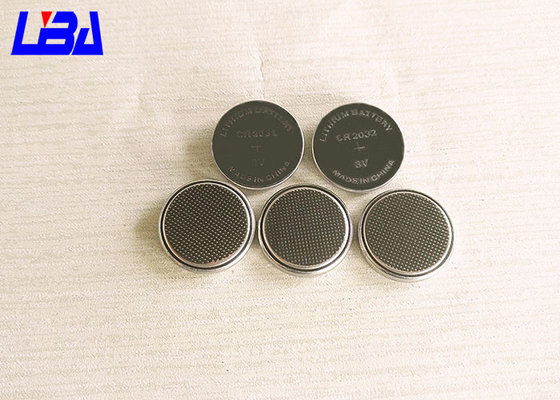 Duración ligera 240mAh de la batería de litio de la célula CR2032 de la moneda LiMnO2