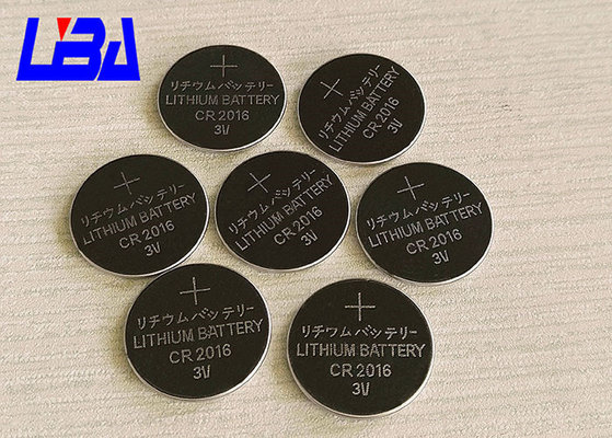 Baterías 3V recargable los 20MM * 1.6m m del botón del poder verde CR2016