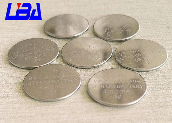 Baterías 3V recargable los 20MM * 1.6m m del botón del poder verde CR2016