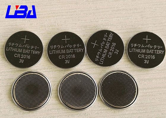 Célula primaria 3V no recargable los 20MM *1.6mm 90mAh de la moneda del litio CR2016