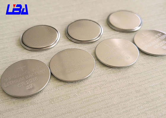 Célula primaria 3V no recargable los 20MM *1.6mm 90mAh de la moneda del litio CR2016