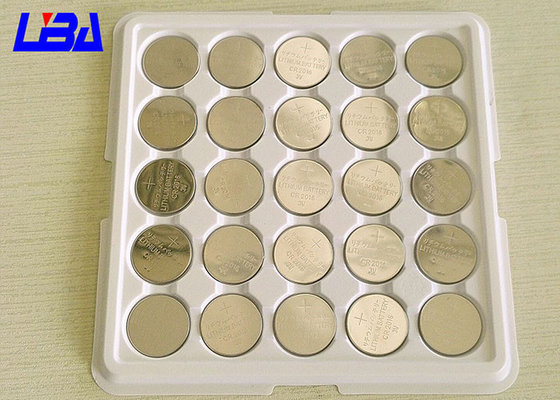 Larga vida primaria de la duración 1020h de las baterías 90mAh del botón de la moneda CR2016