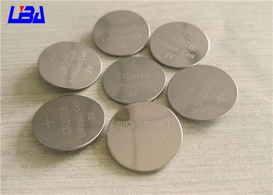 Batería modificada para requisitos particulares 90mAh favorable al medio ambiente 1.7g de la moneda de CR2016 3V para los pequeños regalos electrónicos