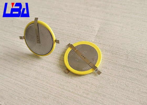 Li - la batería de Mno2 CR2032 con la soldadura tabula densidad de alta energía 3v