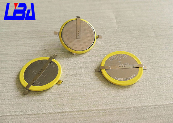 Li - la batería de Mno2 CR2032 con la soldadura tabula densidad de alta energía 3v