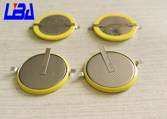 Batería durable con el conector, batería estándar de Cr2032 Cmos de la célula de la moneda Cr2032