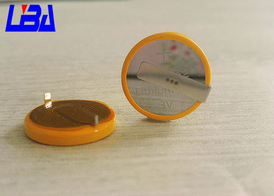 la batería de 240mAh 3V CR2032 con la soldadura tabula favorable al medio ambiente