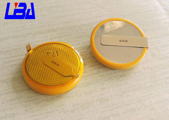 la batería de 240mAh 3V CR2032 con la soldadura tabula favorable al medio ambiente