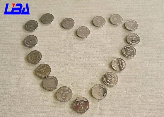 Célula 3V 160mAh de la moneda de la batería del botón del CR del litio CR2025 para los relojes electrónicos