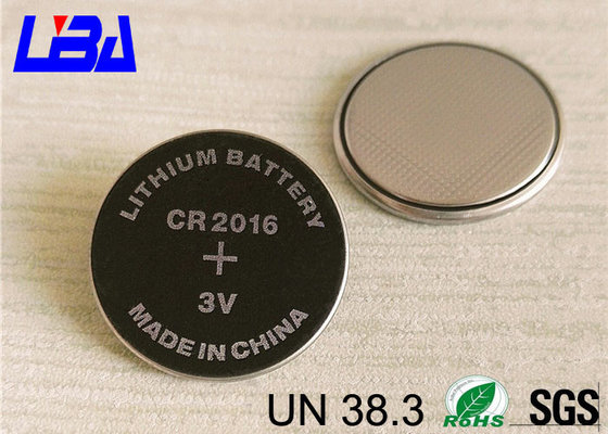 Mire la célula 2016 de la moneda del litio del Cr 3V 90mAh favorable al medio ambiente