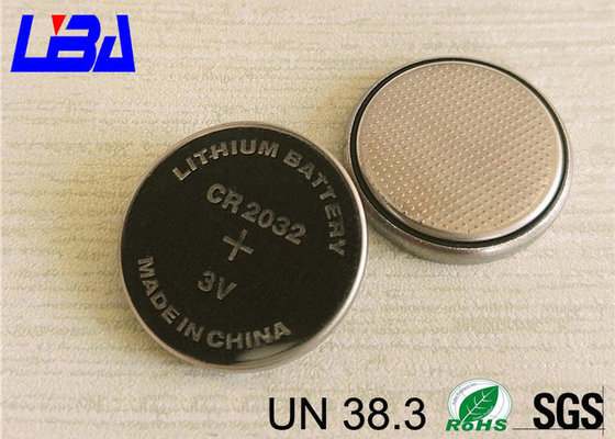 batería del dióxido del manganeso del litio 230mAh, batería de ión de litio Cr2032 con la soldadura