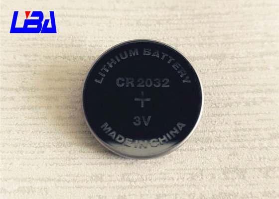 batería del dióxido del manganeso del litio 230mAh, batería de ión de litio Cr2032 con la soldadura
