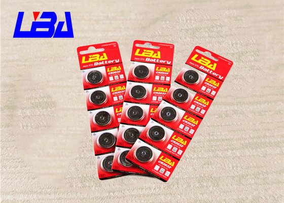 batería del dióxido del manganeso del litio 230mAh, batería de ión de litio Cr2032 con la soldadura