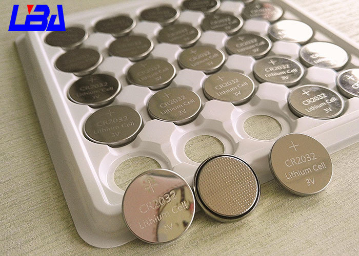 batería del manganeso del litio de la célula de la moneda 3V, Cr2032 batería de ión de litio 20 * 3.2m m