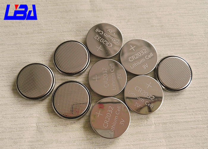 Tipo botón de la pila 240mAh 3v CR1220 CR2032 CR2450 de la moneda de la alta capacidad de las baterías