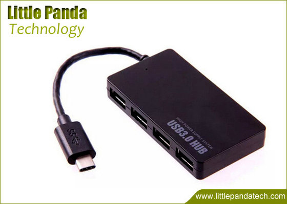 2016 New Ultra-thin USB 3.1 Type C Hub 3.0 4 Ports Hub for Macbook USB Hub on Sale