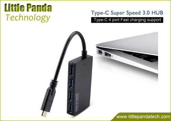2016 New Ultra-thin USB 3.1 Type C Hub 3.0 4 Ports Hub for Macbook USB Hub on Sale