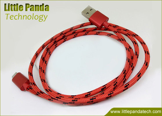Factory Wholesale Nylon USB Cable for Android Mobile Phones Premium Quality USB Cable Metal USB Adapter Cable