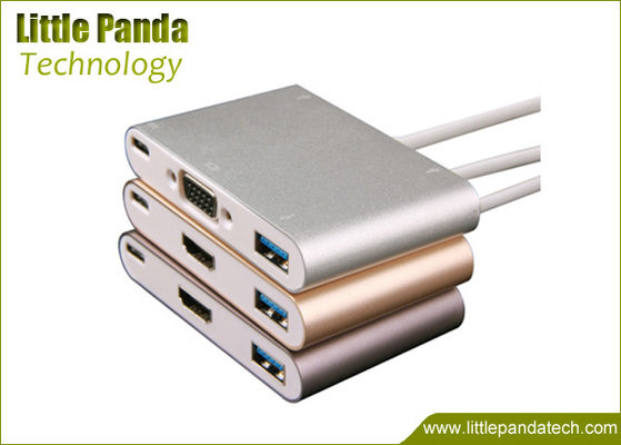 Latest Super Speed Best USB Hub USB 3.1 Type C to VGA Adapter Aluminum Hub USB