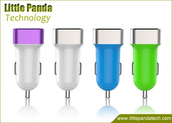 Latest 5V 2.4A Portable Dual USB Universal USB Car Charger with Fast Speed Charging