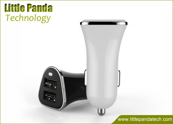 Shenzhen Wholesale Cheap Price Dual Car Charger Universal USB Car Charger with Light for Mobile Phone