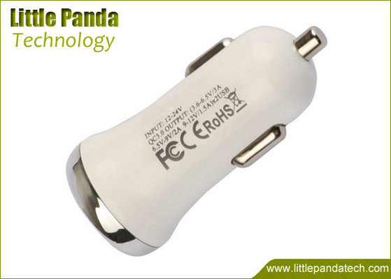 Super Small Size Universal USB Car Charger QC3.0 Multi-function USB Car Charger RoHS Car Charger